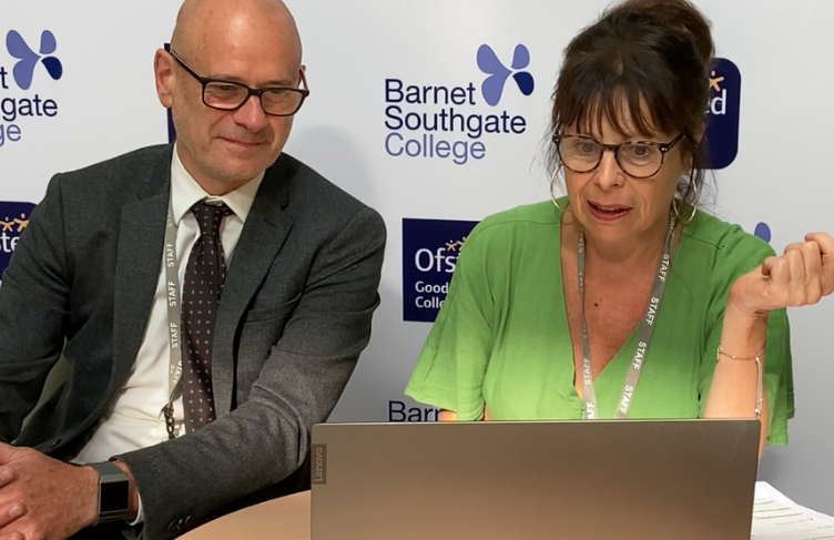 Barnet and Southgate College celebrates successful A Level and BTEC results